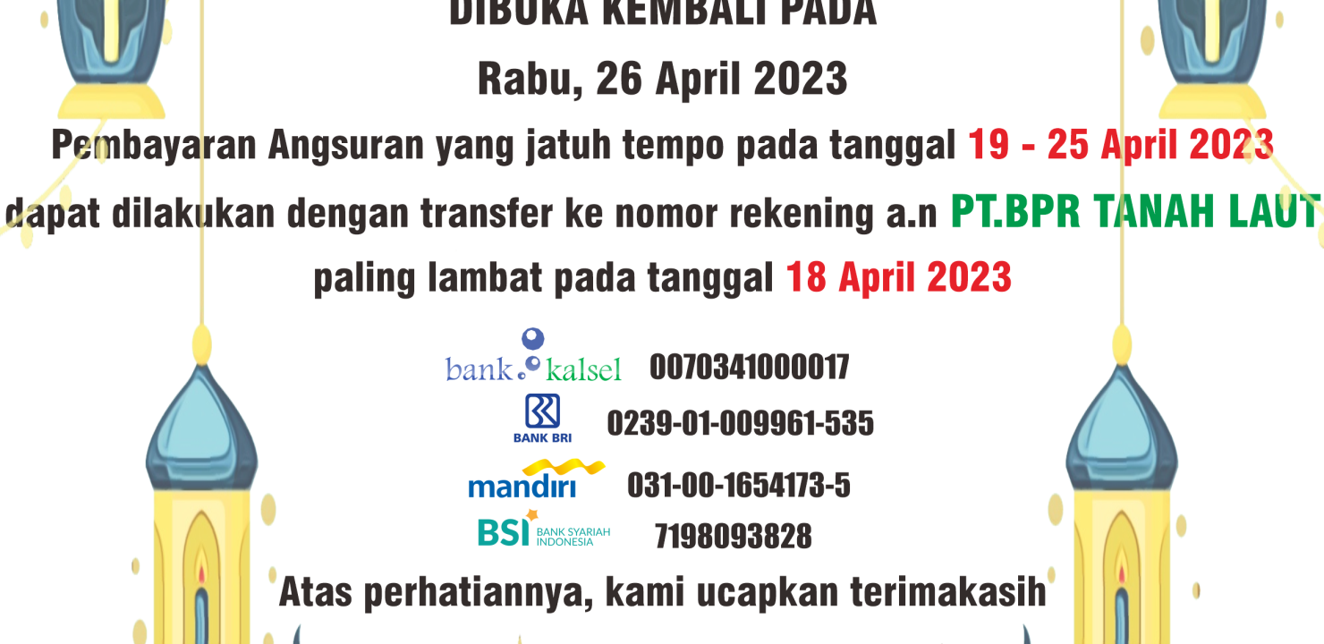 Pengumuman Libur Hari Raya Idul Fitri 1444 Hijriyah dan Cuti Bersama ...